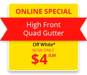 High Front Quad Gutter – A&A Flashings